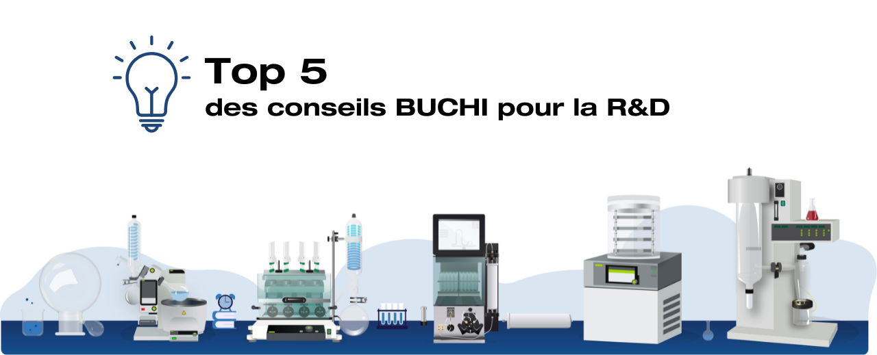Top 5 des conseils BUCHI pour la Recherche et le Développement | Buchi.com