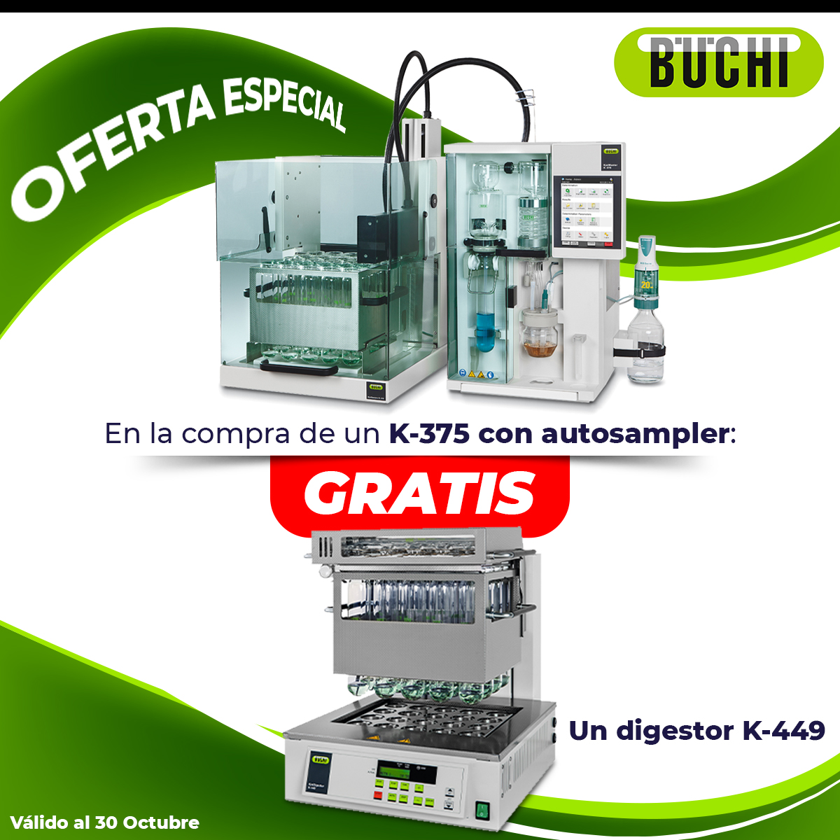 Promoción: Digestor Gratis en la compra de Kjel Master 375/376 | Buchi.com